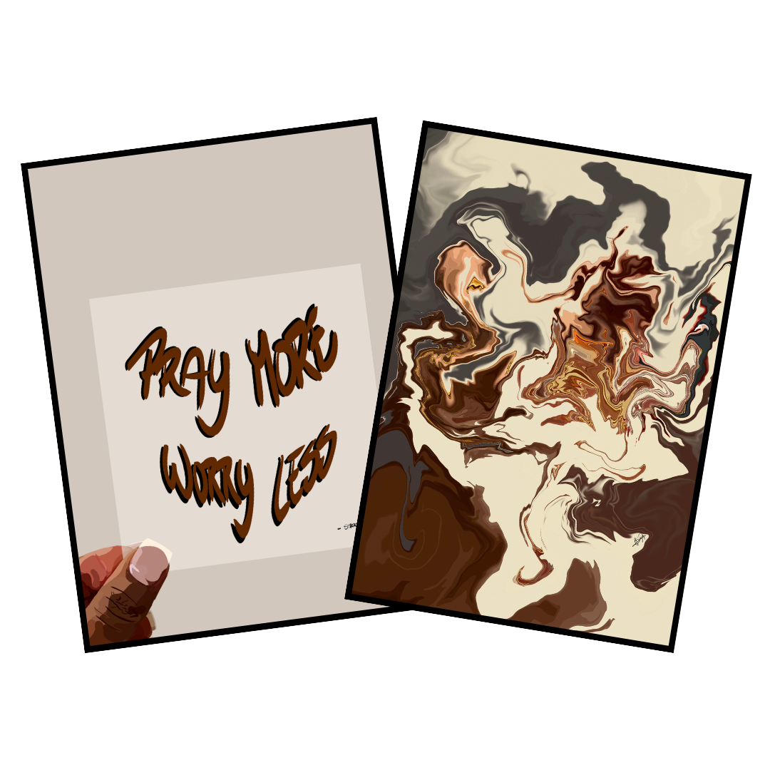 Art Print Bundle : Pray More + Freedom - SmardArt