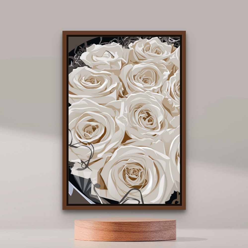 White Roses exclusive at SmardArt - SmardArt
